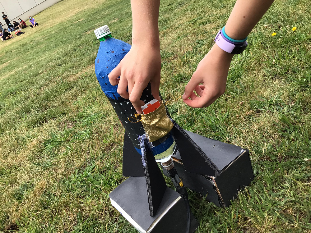 Exploring STEM with Water Rockets at St-Lambert Intl. High School